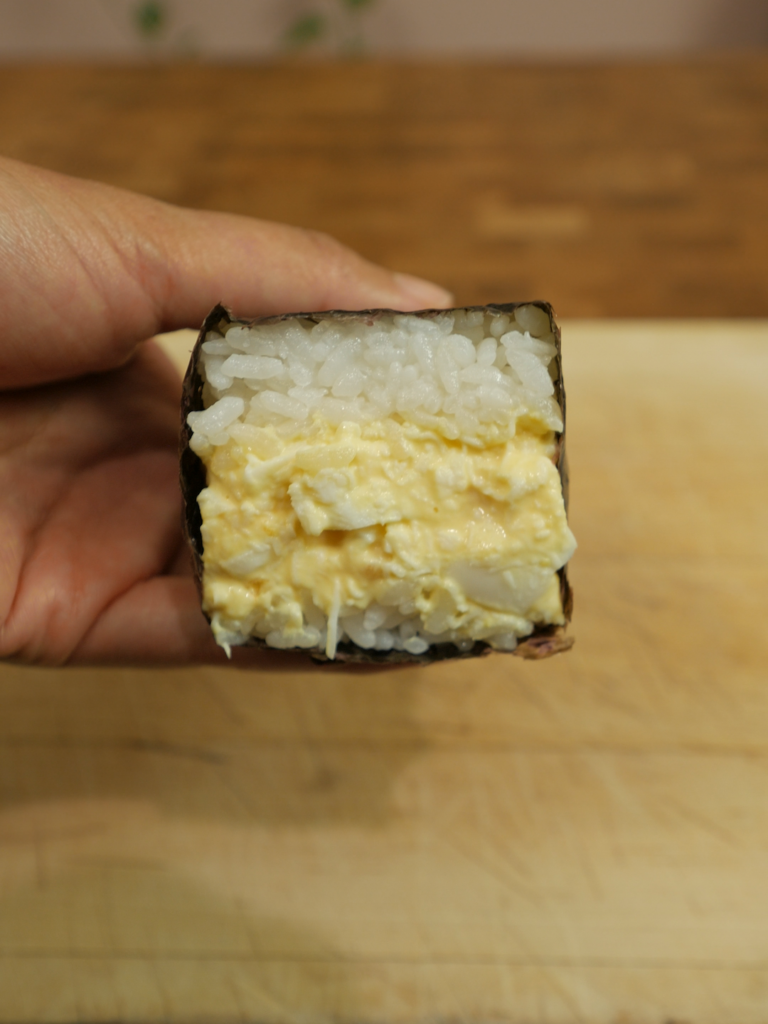 Japanese Egg Musubi - Jeanelleats Food and Travel Blog