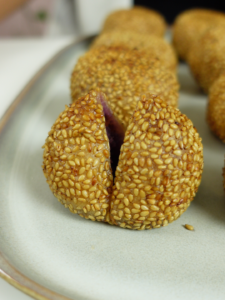 Fried Sticky Rice Balls with Ube Filling (Buchi) - Jeanelleats Food and ...