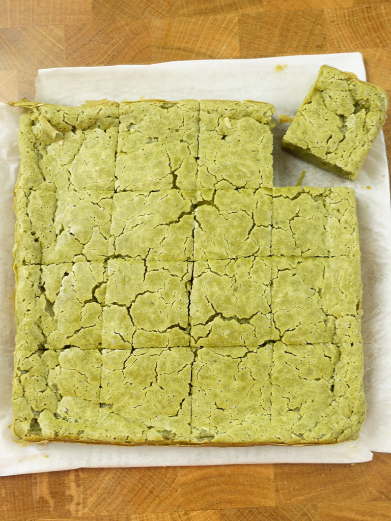 Matcha Butter Mochi - Jeanelleats Food and Travel Blog