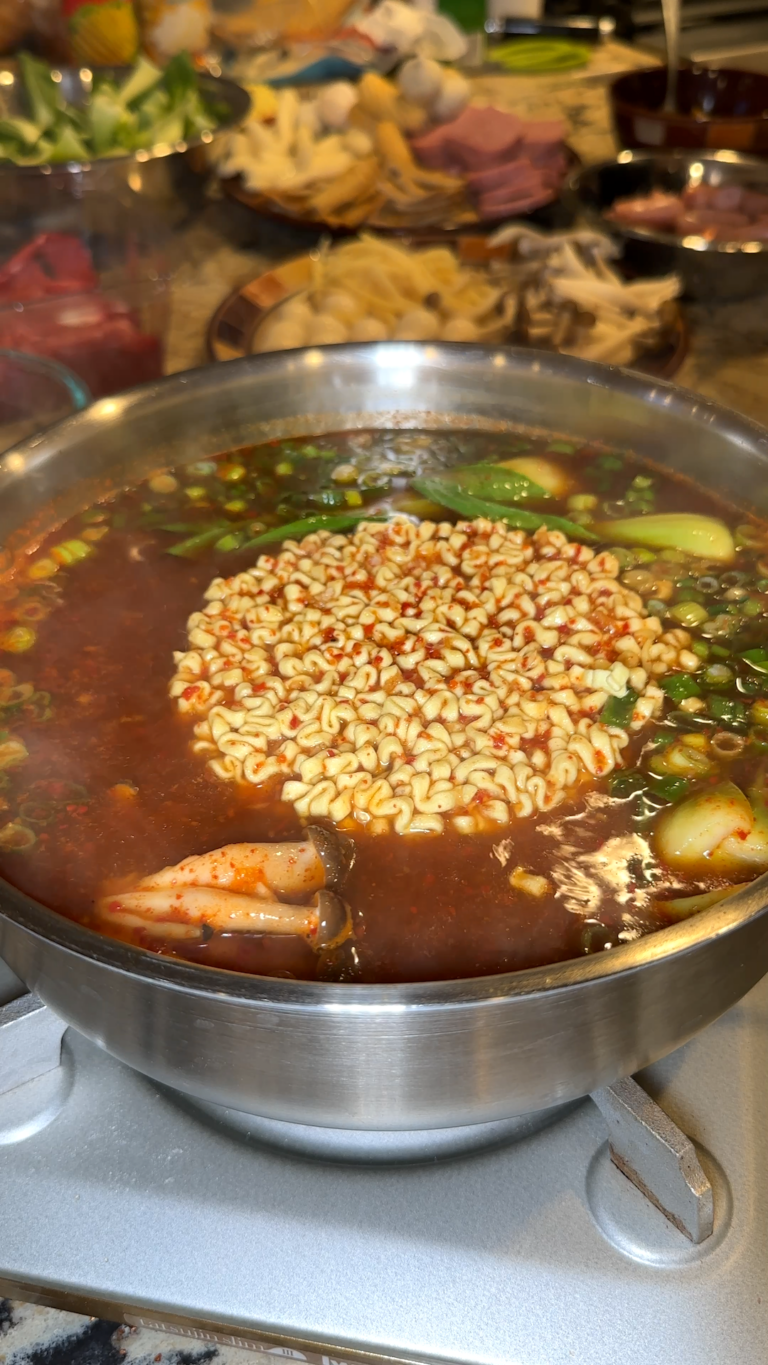 Easy Korean Army Stew Recipe (Budae Jjigae) - Jeanelleats