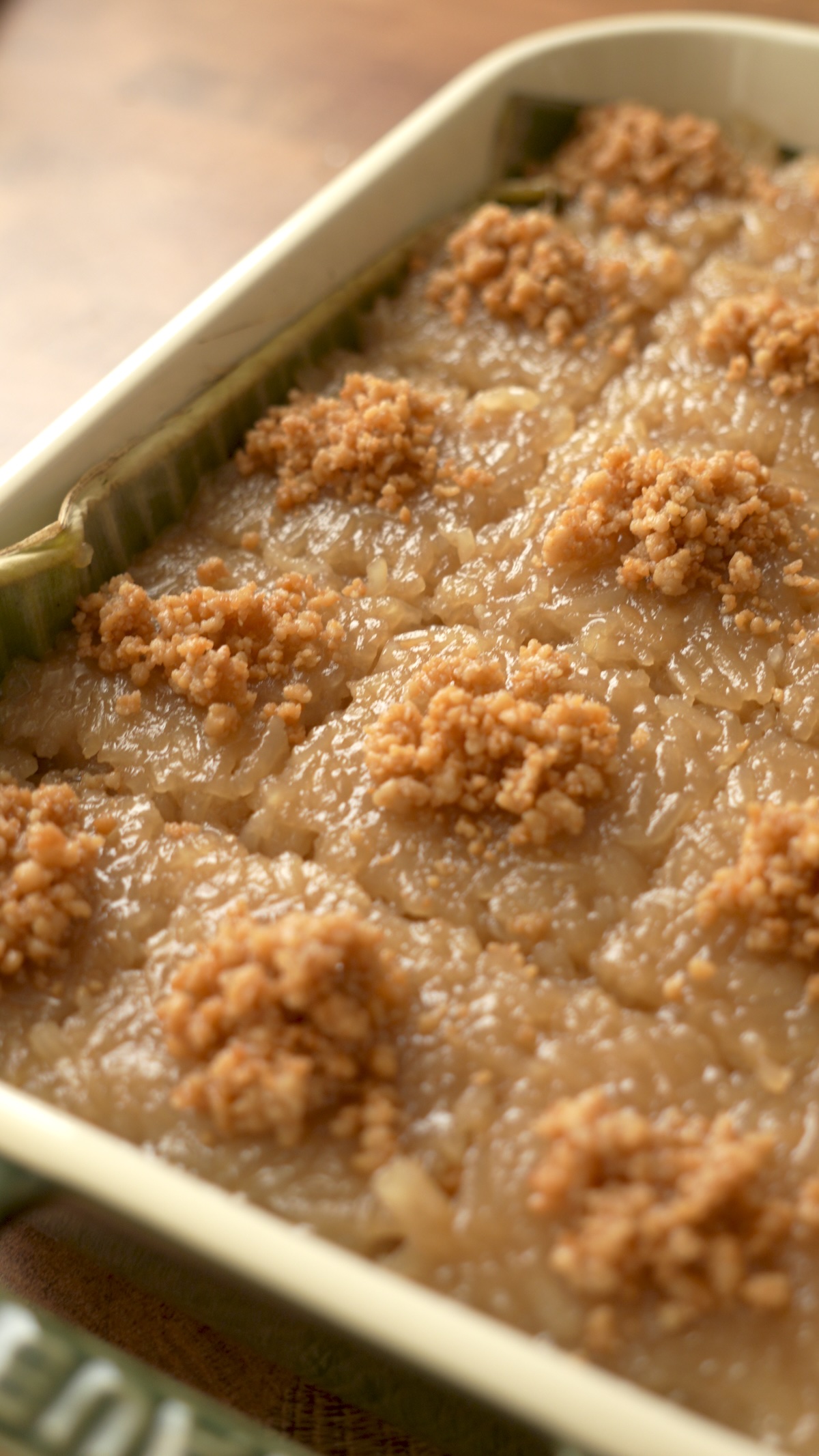 Biko - Caramelized Sticky Rice Dessert - Jeanelleats Food and Travel Blog